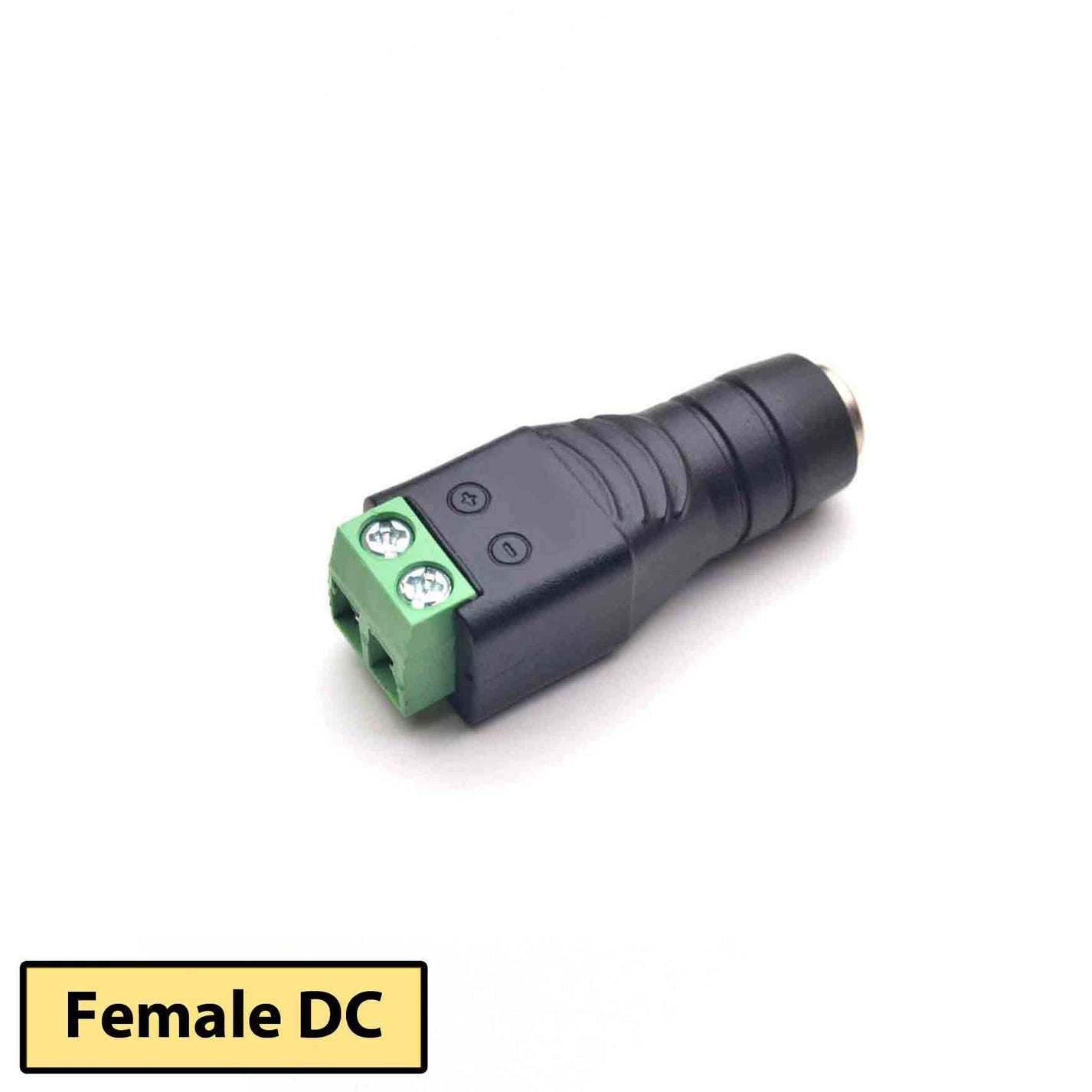 PN 7094 | Female DC Barrel Jack Plug Adapter 4-PACK – Waveform Lighting