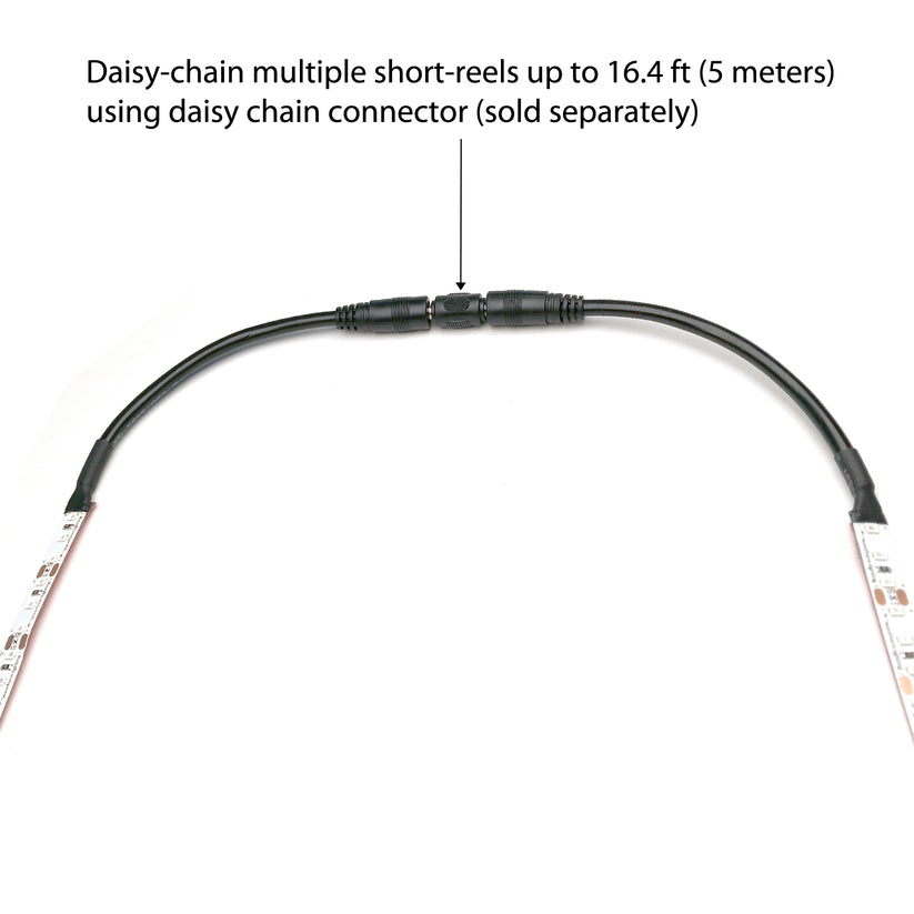 PN 7096 | Daisy-Chain DC Connector for UV LED Strips – Waveform Lighting